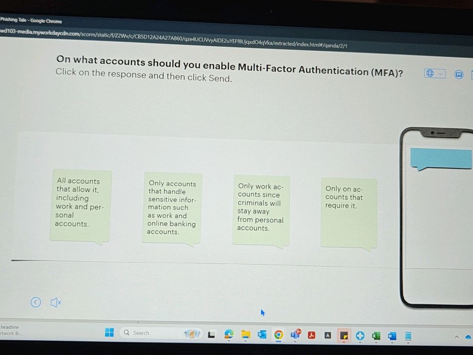 On what accounts should you enable | StudyX