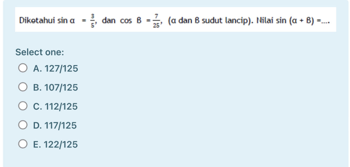 Diketahui $ = {3}{5}$, dan $ B = | StudyX