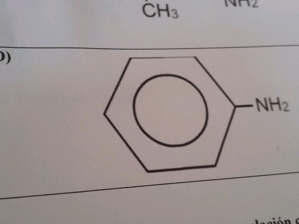 The image shows a benzene ring with an | StudyX