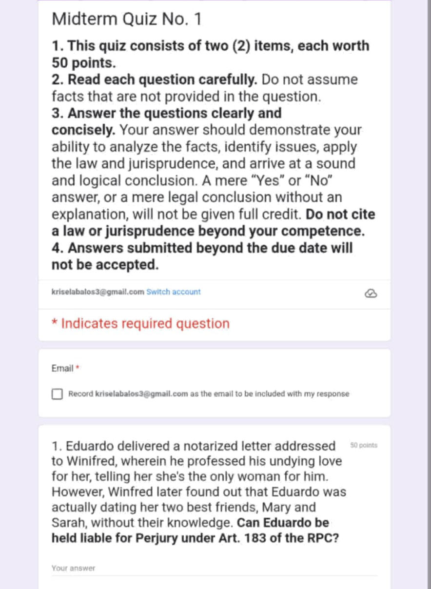 1. Eduardo delivered a notarized letter | StudyX