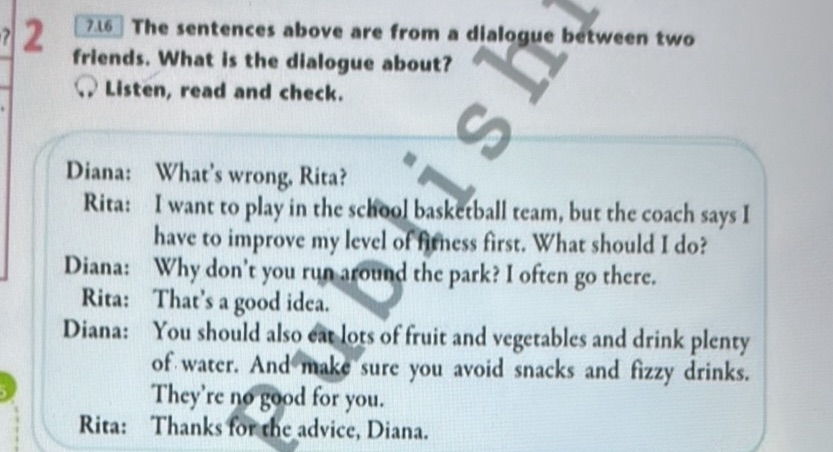 7.16 The sentences above are from a dialogue | StudyX