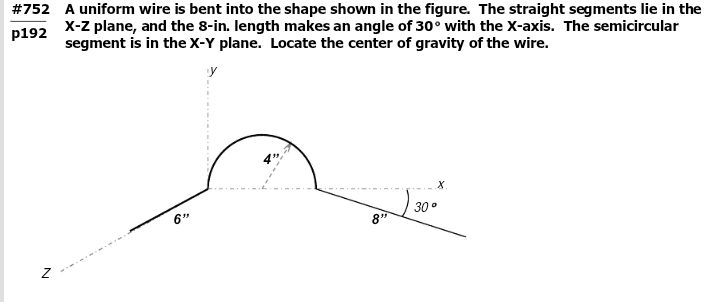 A uniform wire is bent into the shape shown | StudyX