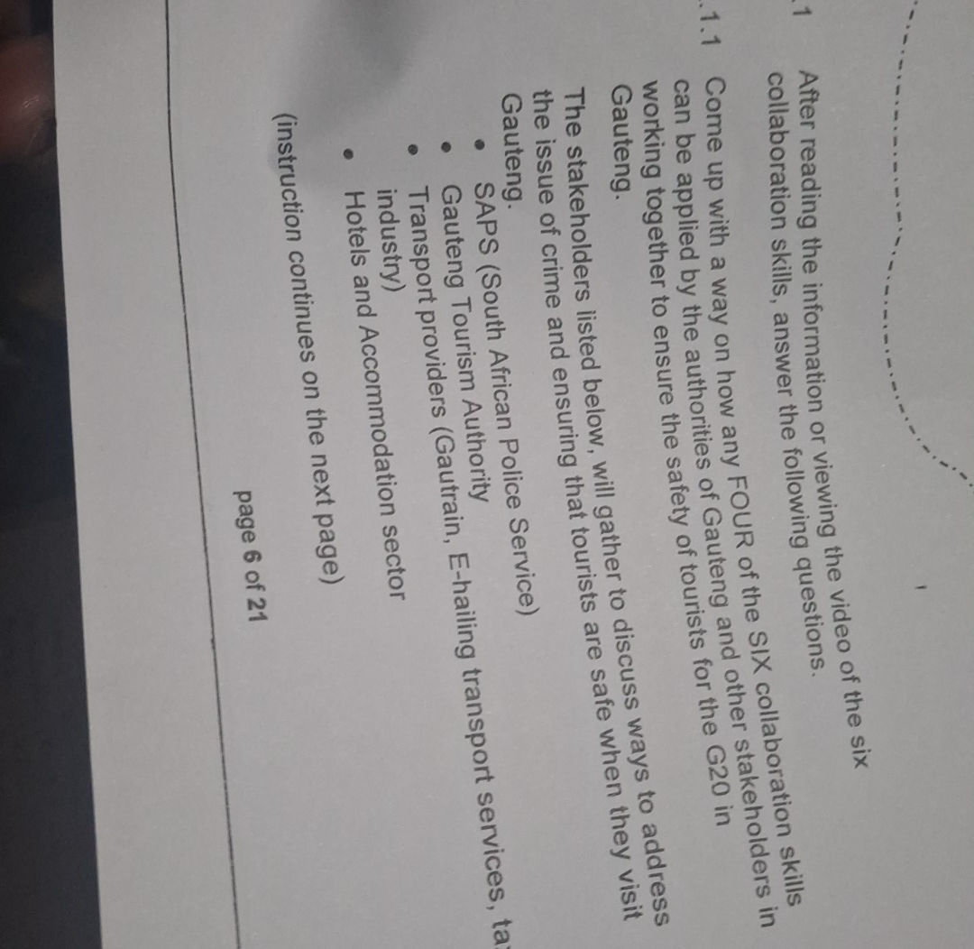 1. After reading the information or viewing | StudyX