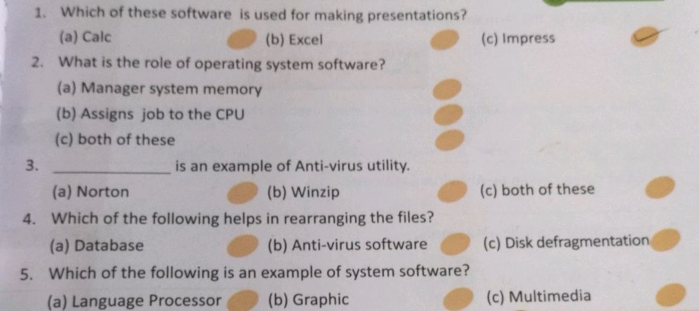 1. Which of these software is used for | StudyX