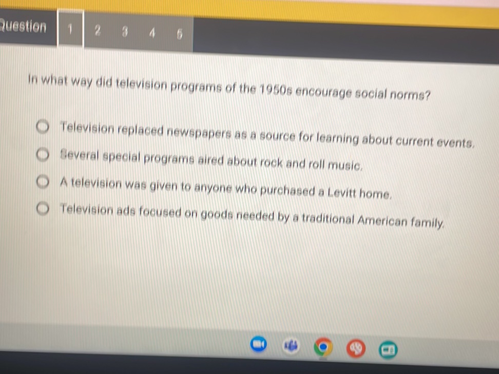 In what way did television programs of the | StudyX