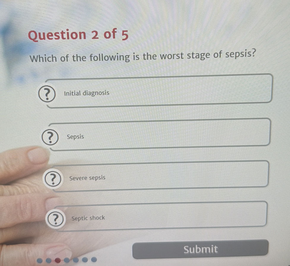 Which of the following is the worst stage of | StudyX