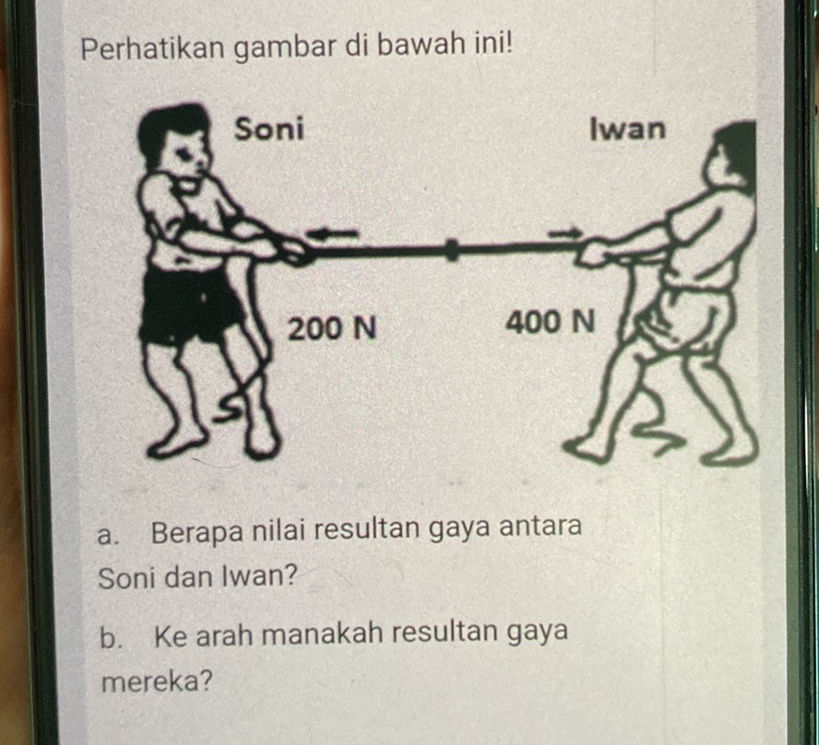a. Berapa nilai resultan gaya antara Soni | StudyX