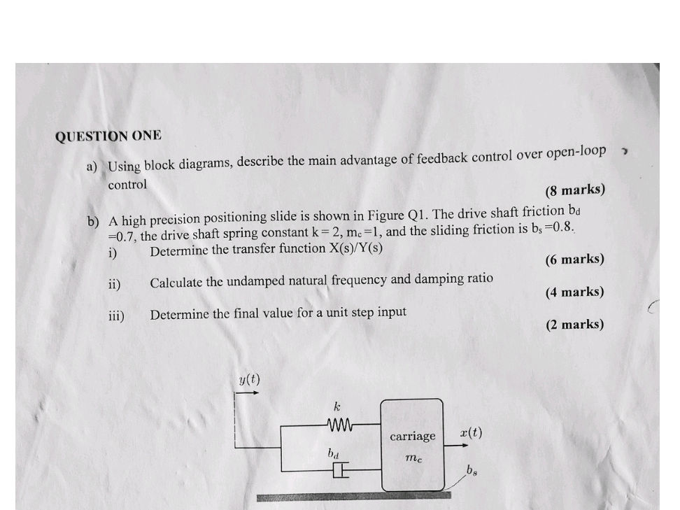 a) Using block diagrams, describe the main | StudyX