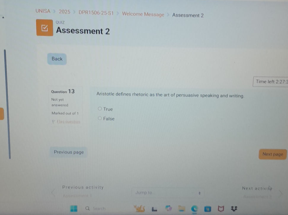 Aristotle defines rhetoric as the art of | StudyX