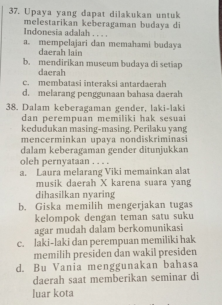 37. Upaya yang dapat dilakukan untuk | StudyX