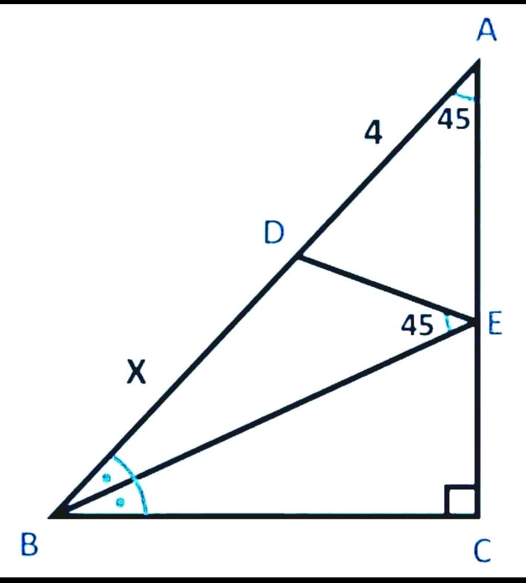 In the figure, find the value of x. | StudyX