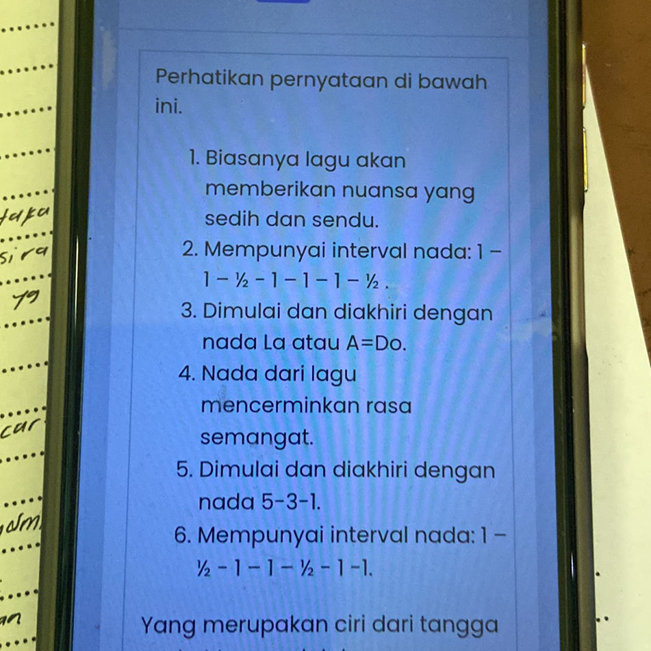 Perhatikan pernyataan di bawah ini. 1. | StudyX