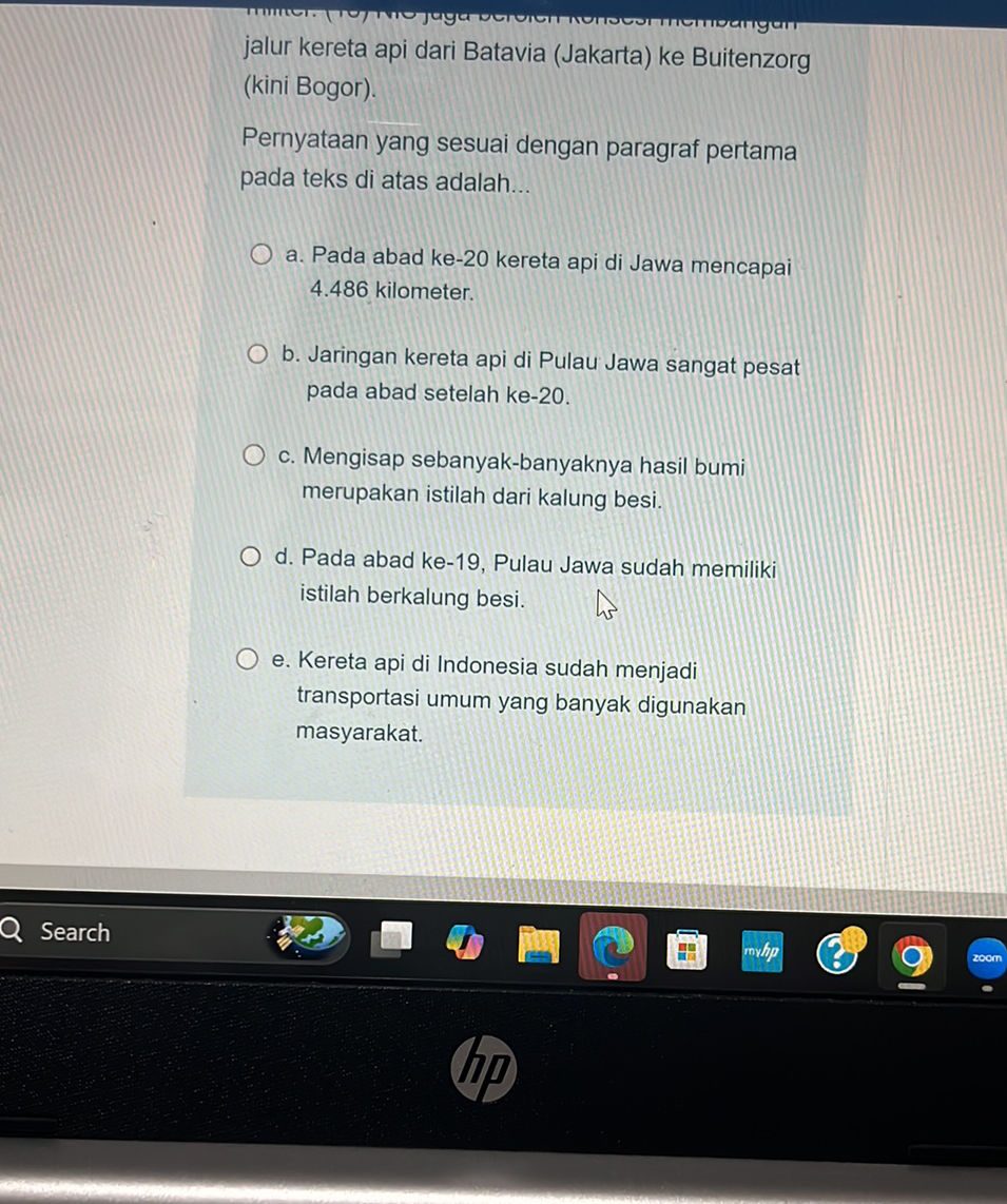 Pernyataan yang sesuai dengan paragraf | StudyX