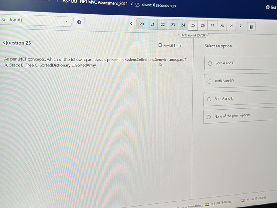 As per .NET concepts, which of the following | StudyX