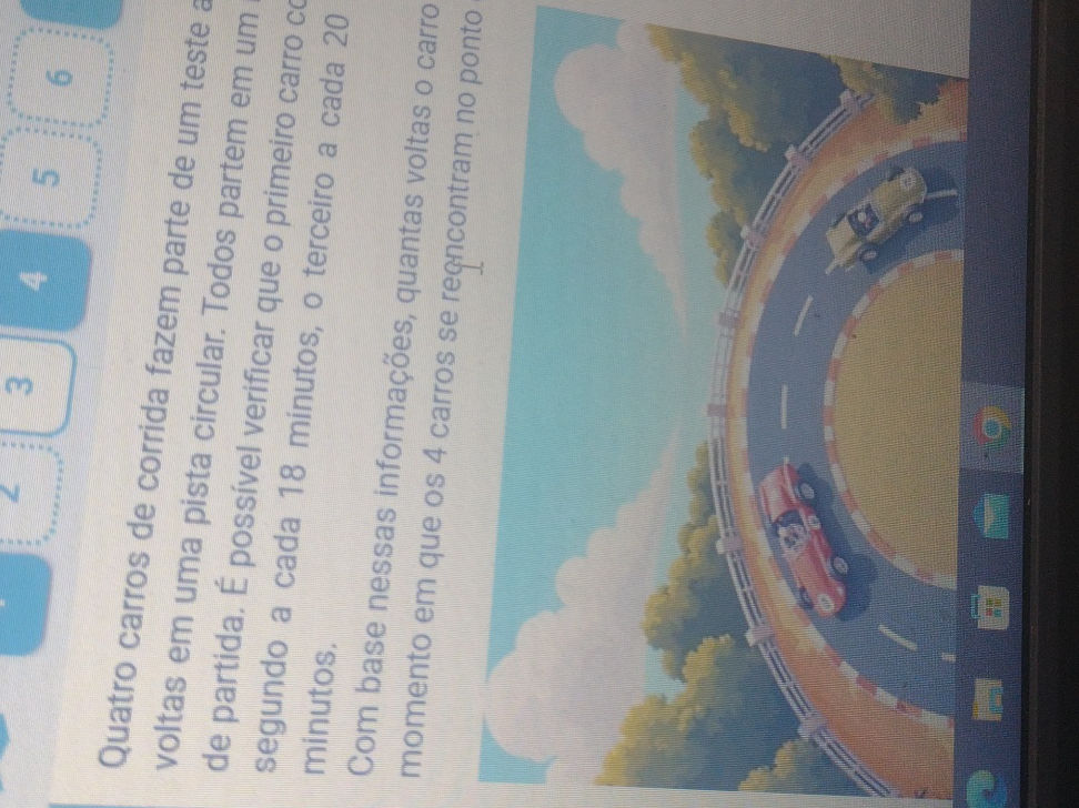 Quatro carros de corrida fazem parte de um | StudyX