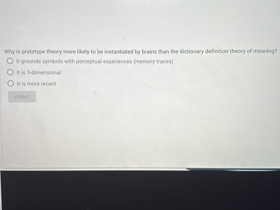 Why is prototype theory more likely to be | StudyX