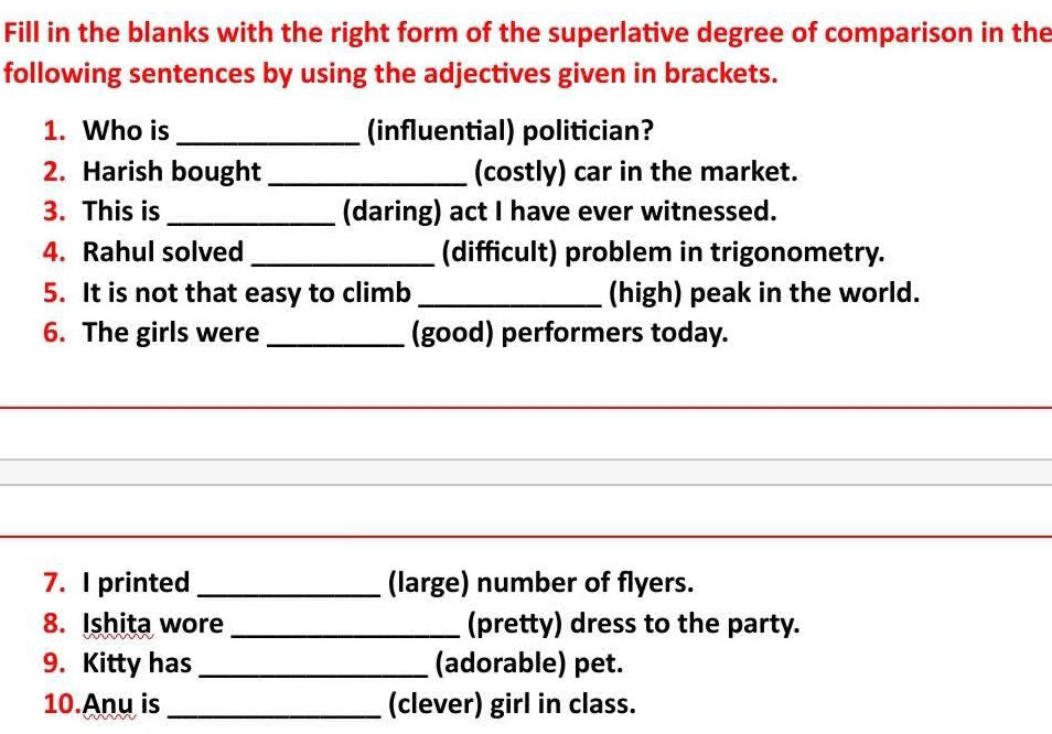 Fill in the blanks with the right form of | StudyX