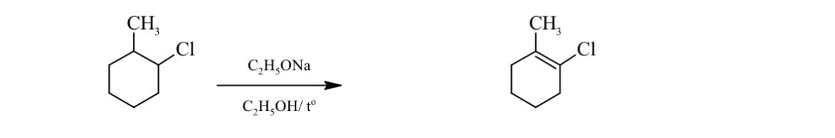 ${CH3-C6H10Cl}$ $ {C2H5ONa, C2H5OH/t^o}$ | StudyX