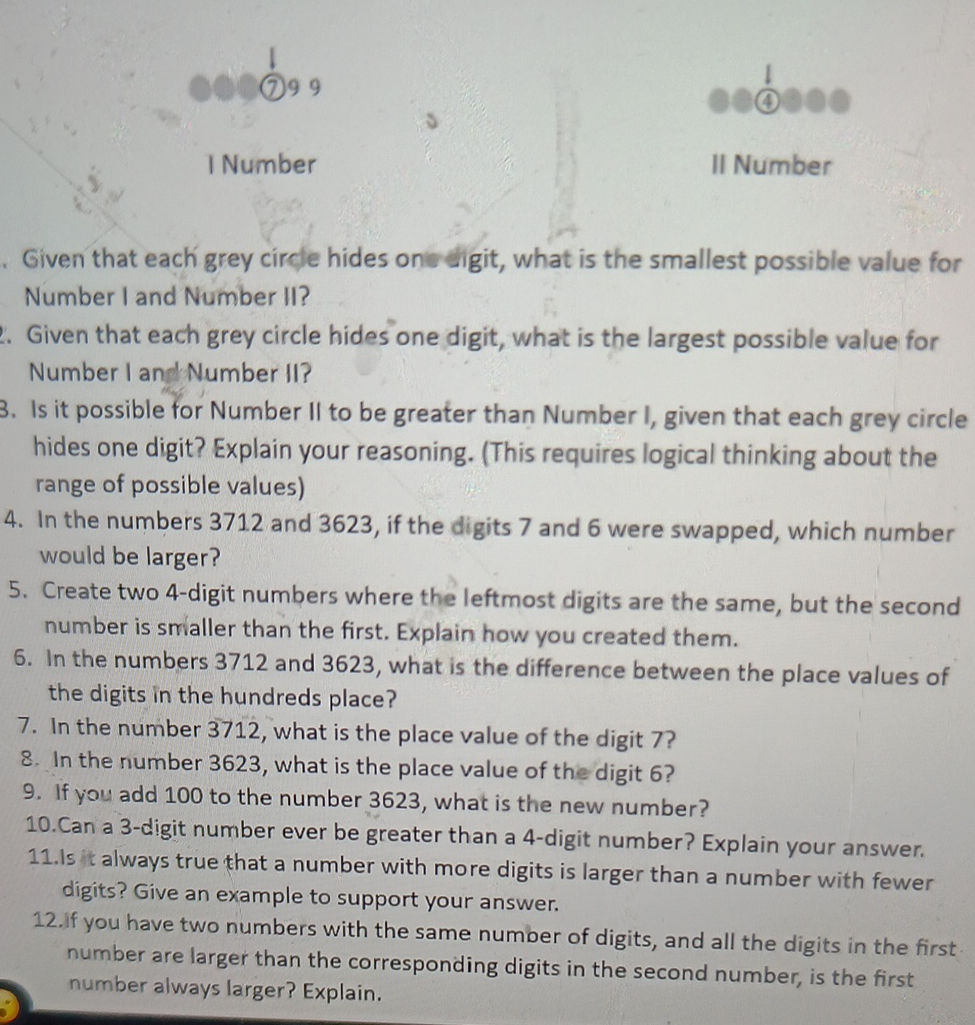 1. Given that each grey circle hides one | StudyX