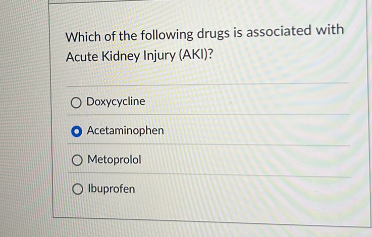 Which of the following drugs is associated | StudyX
