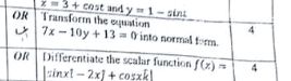 Transform the equation 7x - 10y + 13 = 0 | StudyX