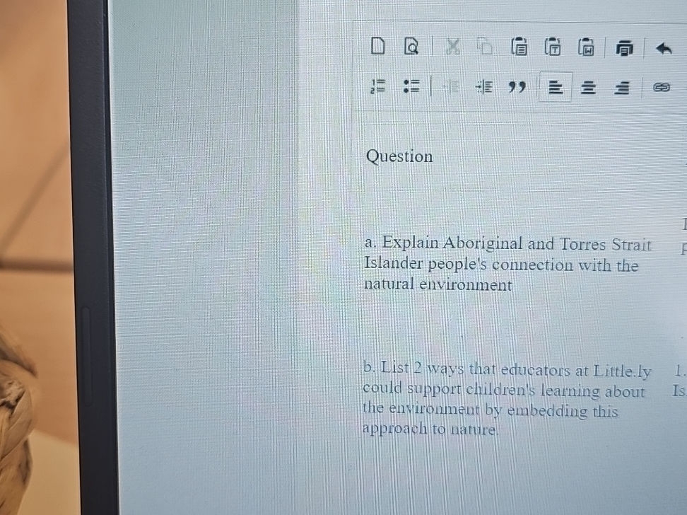 a. Explain Aboriginal and Torres Strait | StudyX