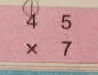 Multiplication: 45 x 7 | StudyX