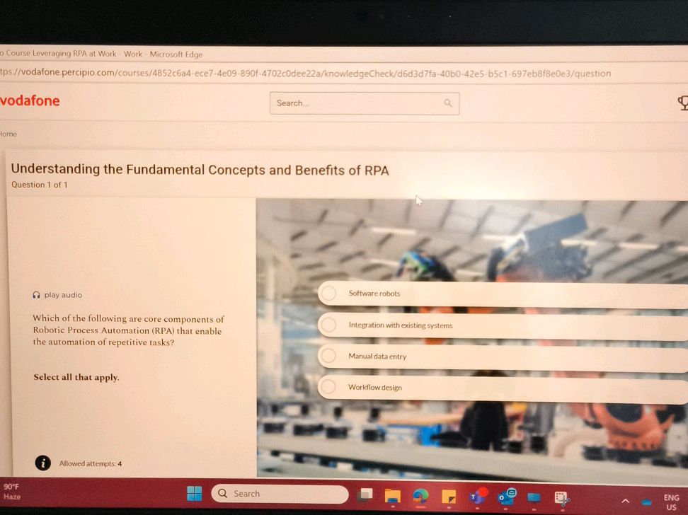 Which of the following are core components | StudyX
