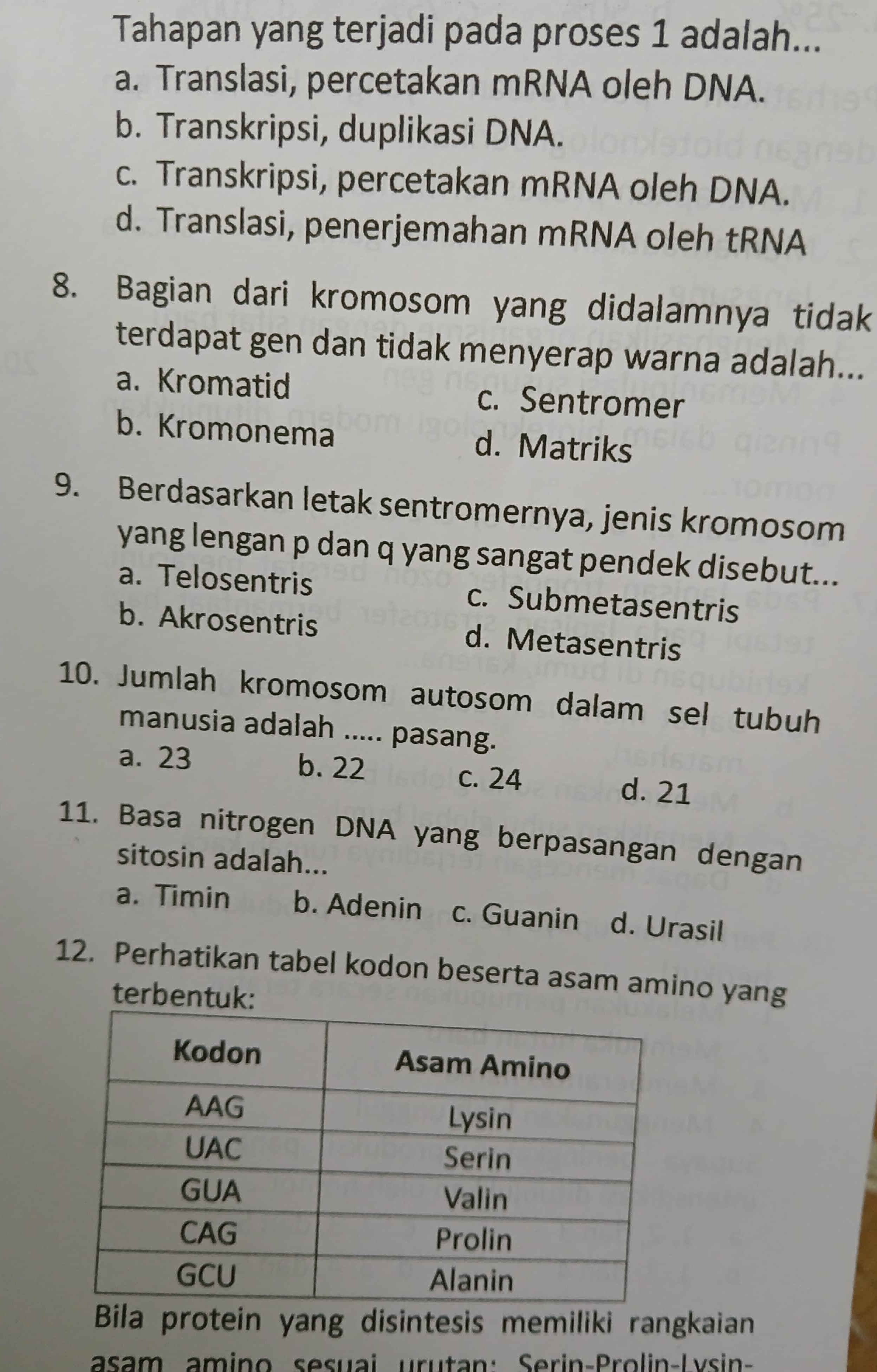 8. Tahapan yang terjadi pada proses 1 | StudyX