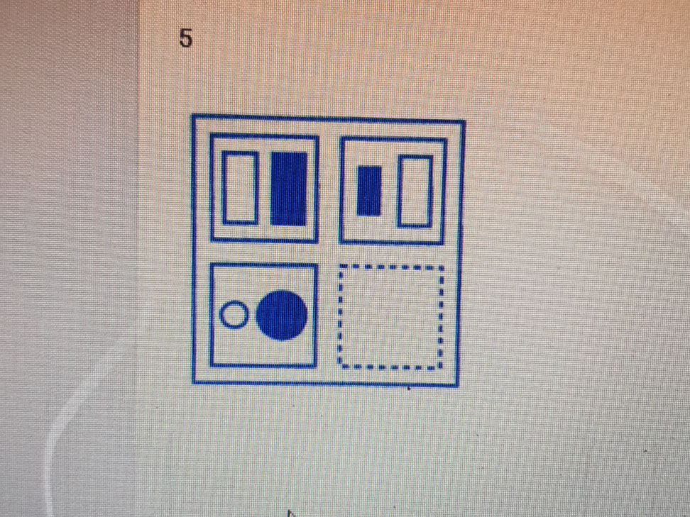 The image shows a pattern of shapes within | StudyX