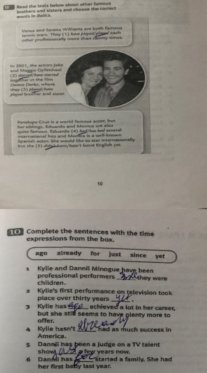 9 Read the texts below about other famous | StudyX