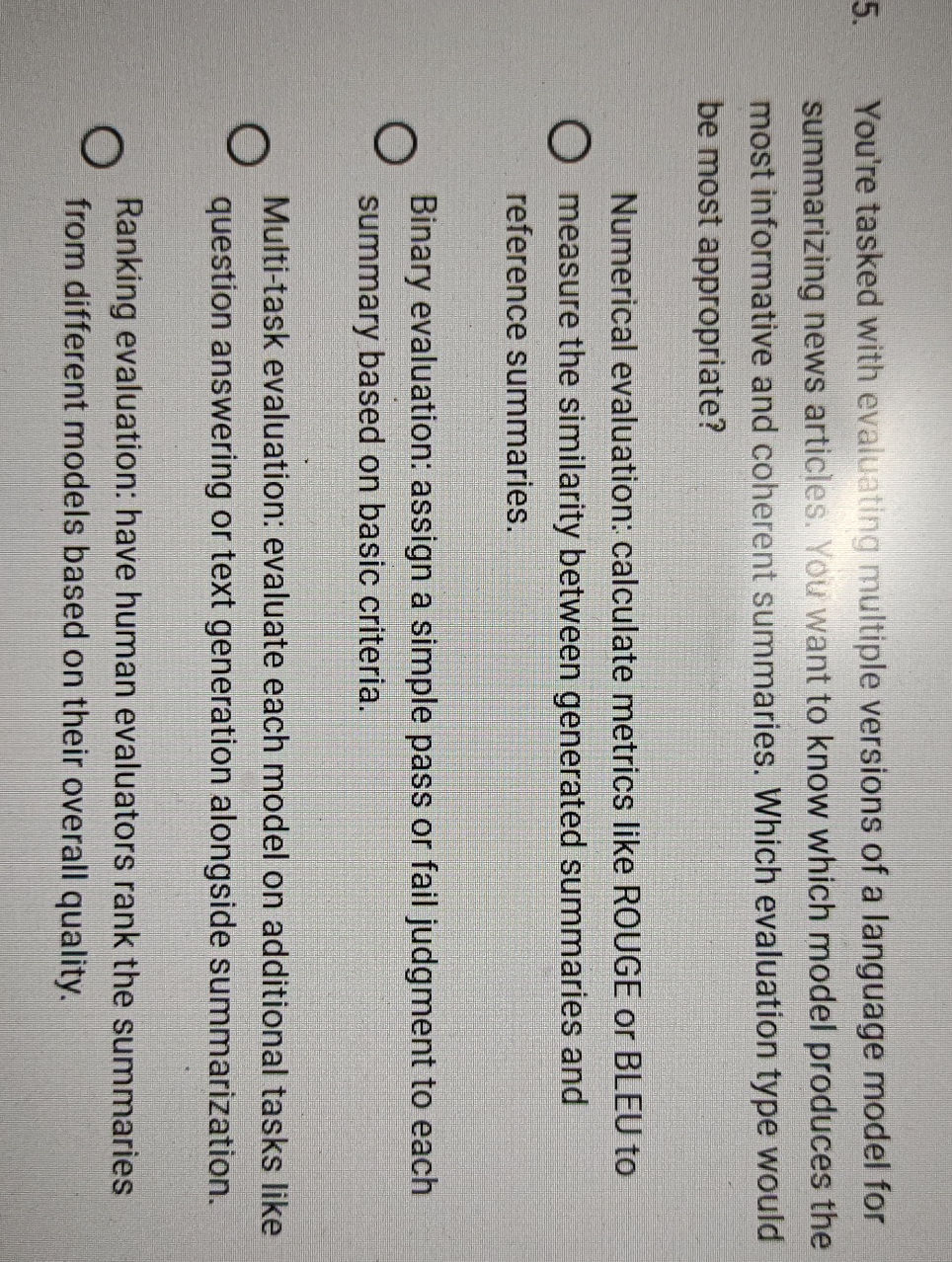 You're tasked with evaluating multiple | StudyX