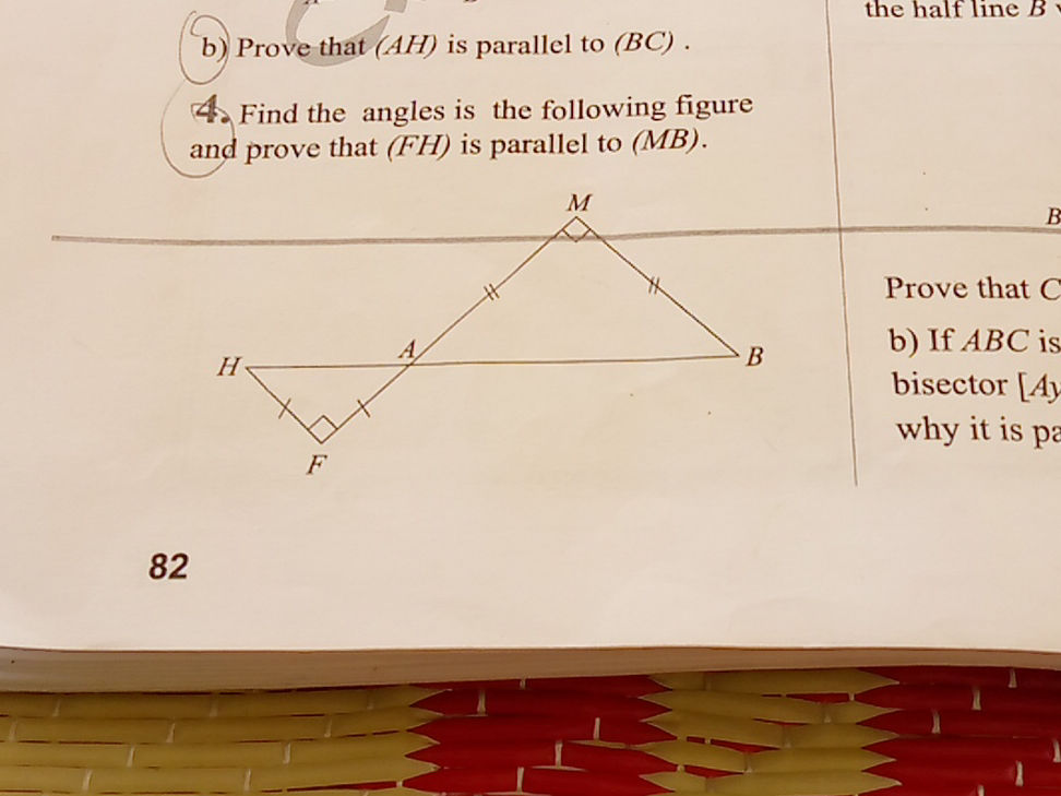 4. Find the angles is the following figure | StudyX
