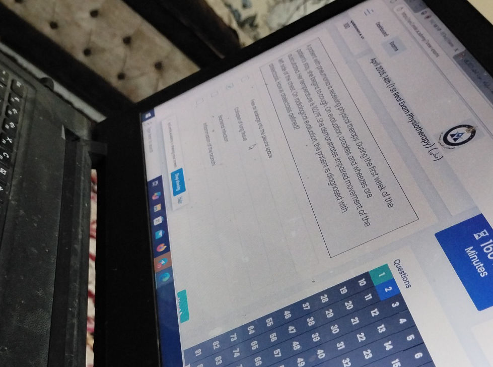 A potent with pneumonia is receiving | StudyX