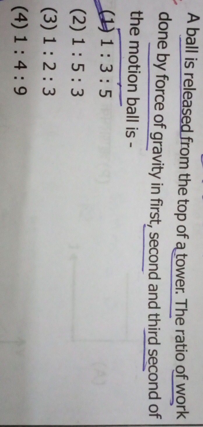 A ball is released from the top of a tower. | StudyX