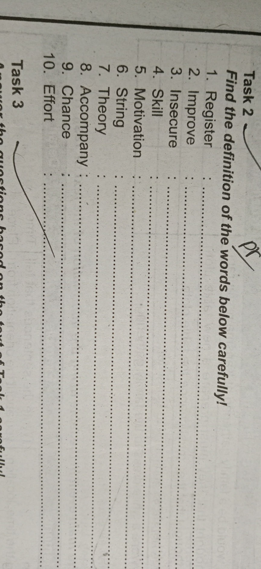 Find the definition of the words below | StudyX