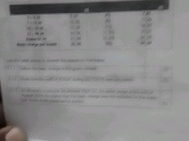 Use the table above to answer the questions | StudyX