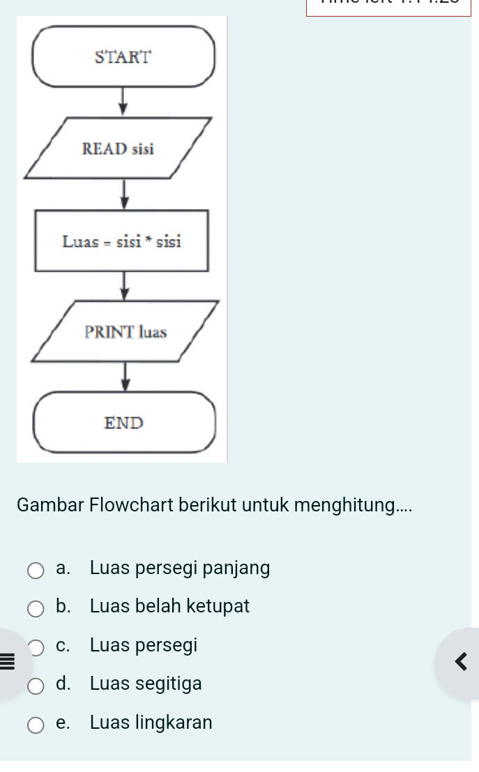 Gambar Flowchart berikut untuk | StudyX