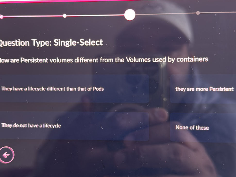 How are Persistent volumes different from | StudyX