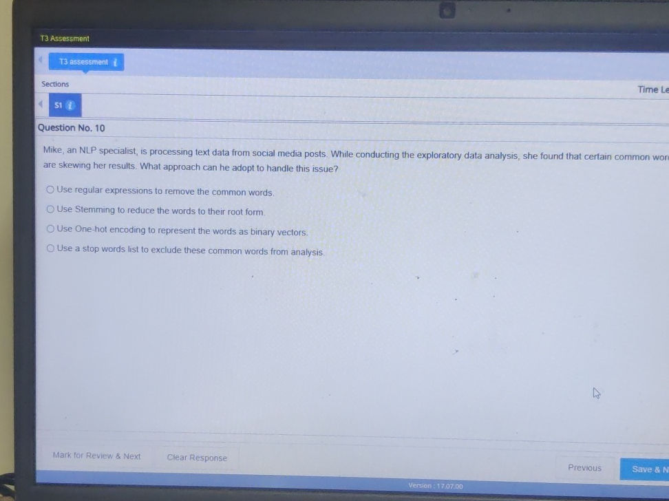 Mike, an NLP specialist, is processing text | StudyX