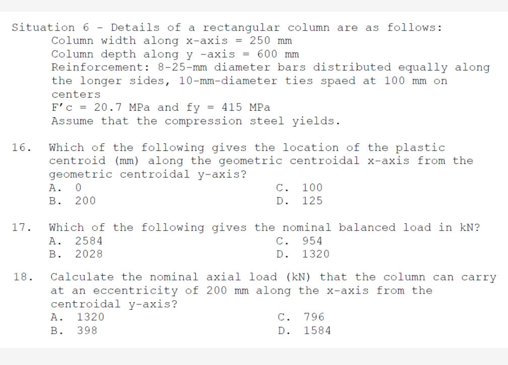 Situation 6 - Details of a rectangular | StudyX