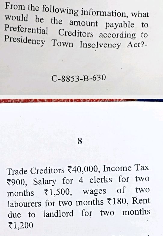 From the following information, what would | StudyX