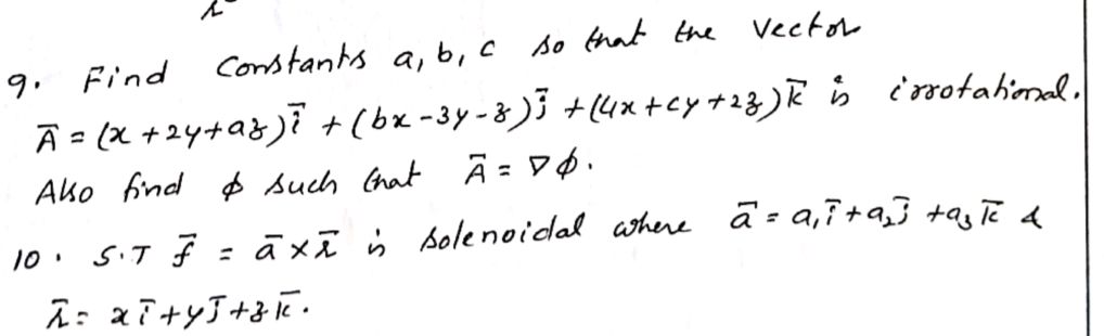 9. Find constants $a, b, c$ so that the | StudyX