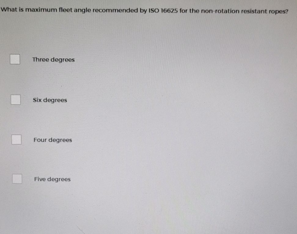 What is maximum fleet angle recommended by | StudyX