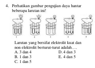 4. Perhatikan gambar pengujian daya hantar | StudyX