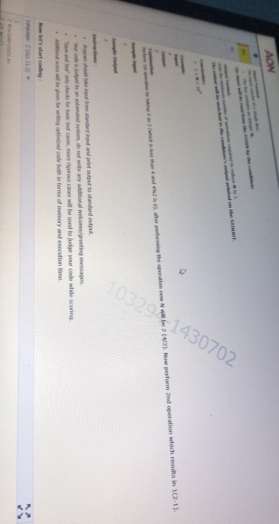 Input Format The input consists of a single | StudyX