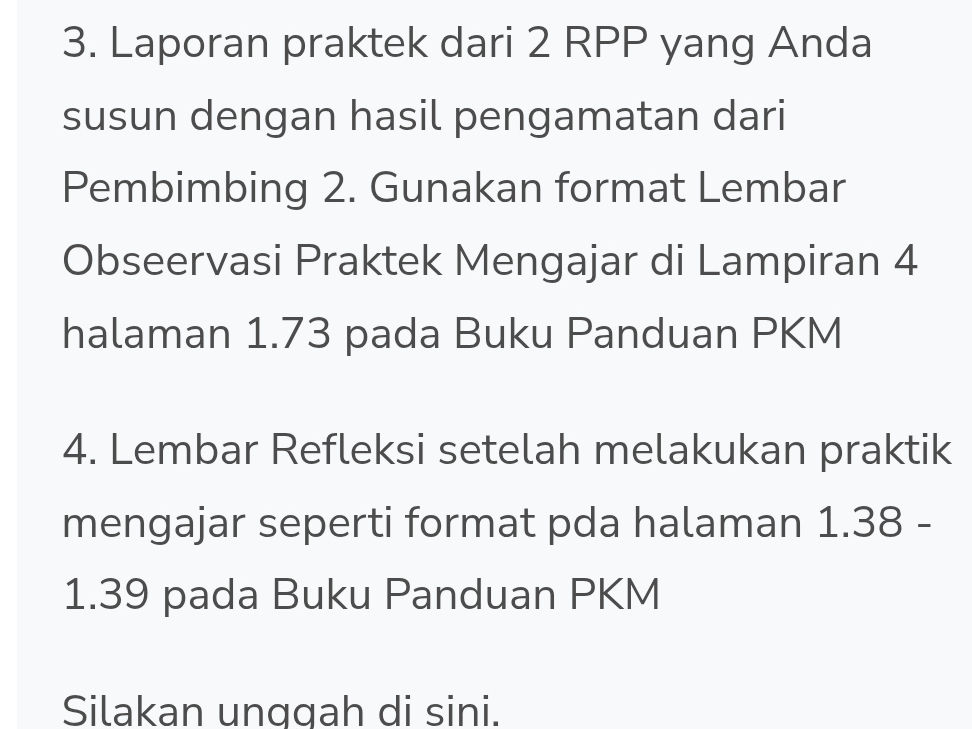 3. Laporan praktek dari 2 RPP yang Anda | StudyX