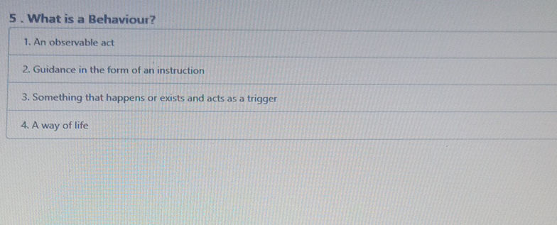 5. What is a Behaviour? 1. An observable | StudyX