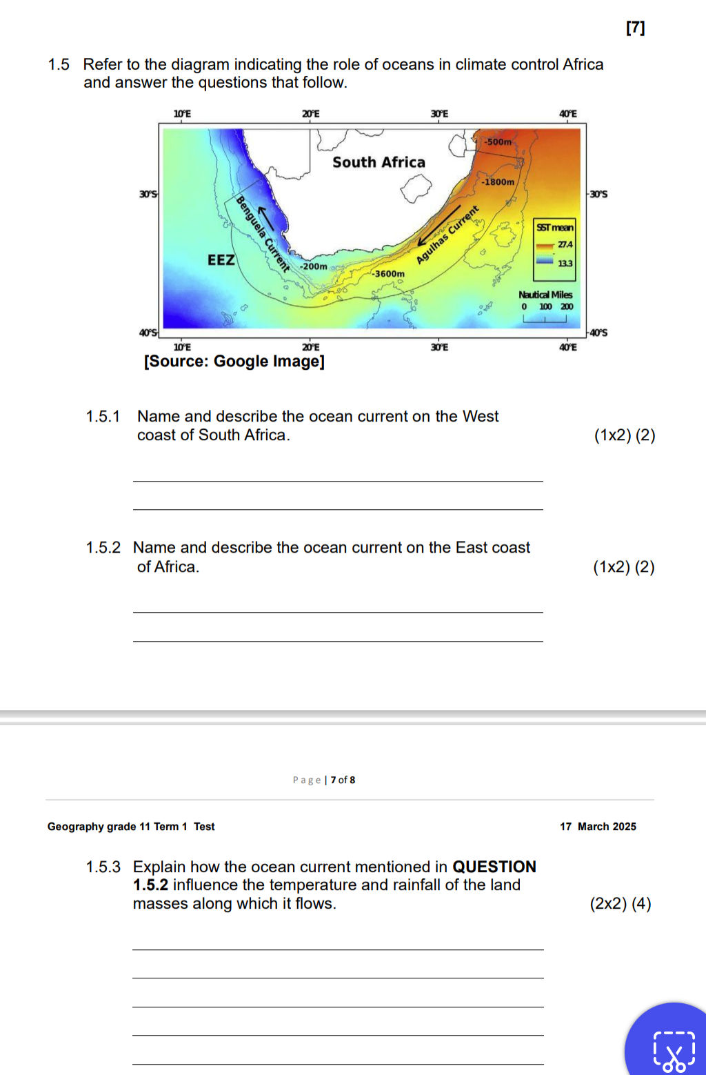 1. 5 Refer to the diagram indicating the | StudyX