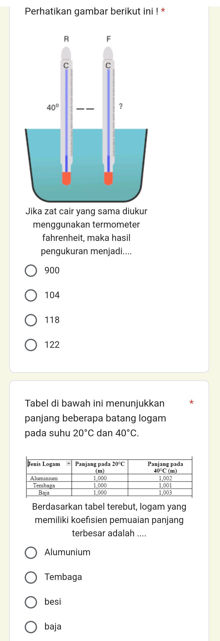 Perhatikan gambar berikut ini ! Jika zat | StudyX